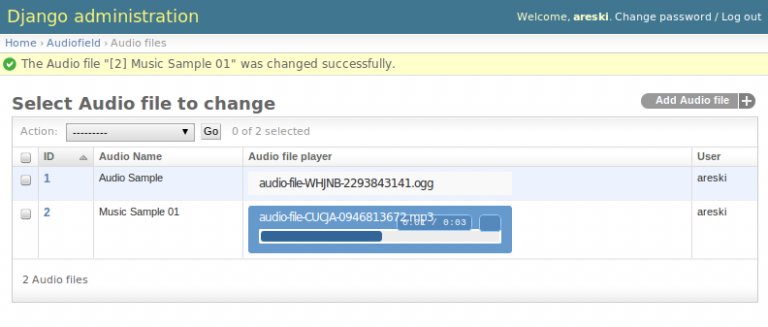 Django-audiofield, upload, convert and play audio files in your web ...