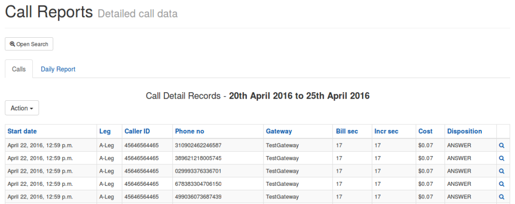 call-billing-report - Newfies-Dialer