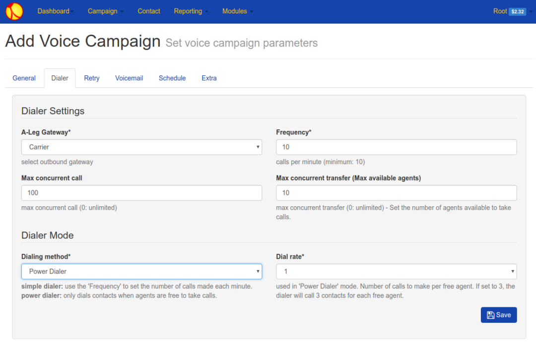 Power Dialing for Newfies-Dialer - Newfies-Dialer