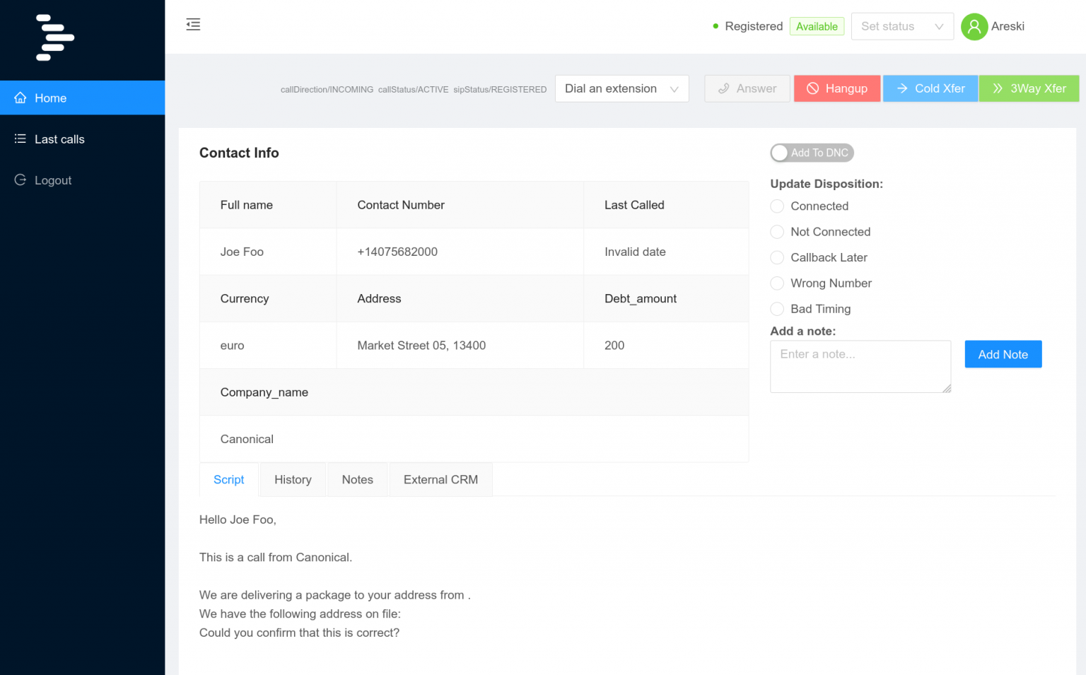 Call Center Solution with Agent Portal & Web-Phone - Newfies-Dialer